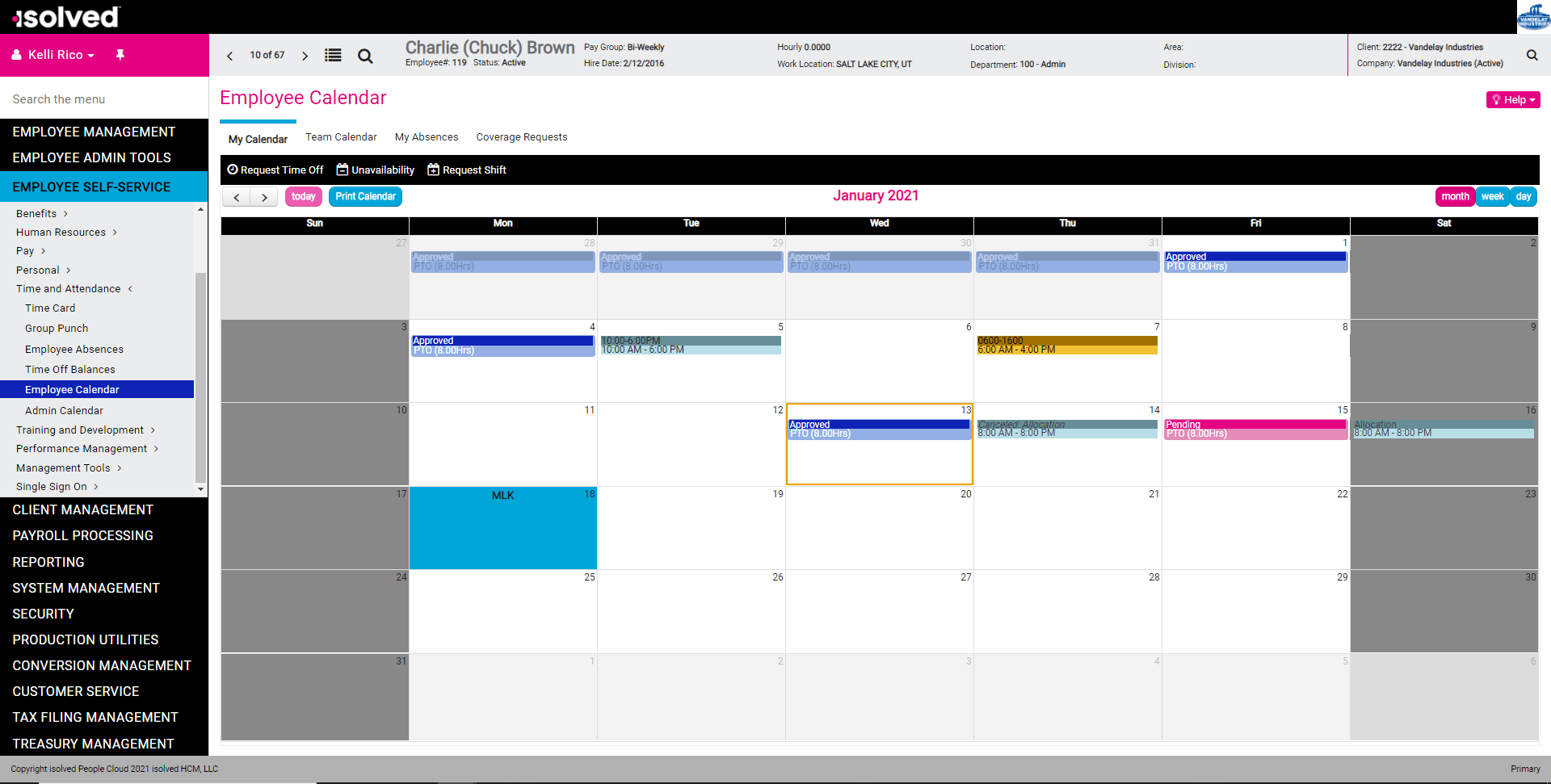isolved v7.1.0 NEW RELEASE February 5th
